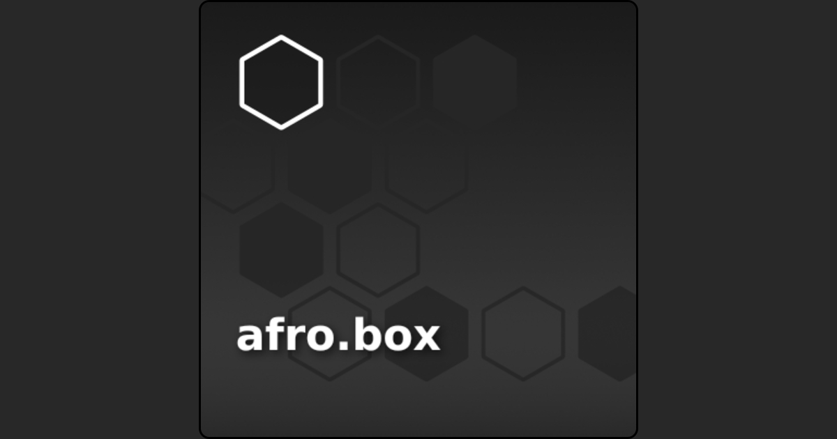 afro.box - Profile | .box